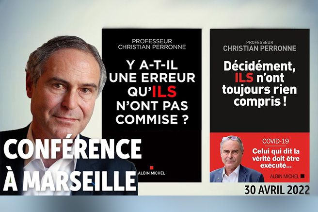 Conférence du Pr Perronne à Marseille : "Pour affoler les gens il ...