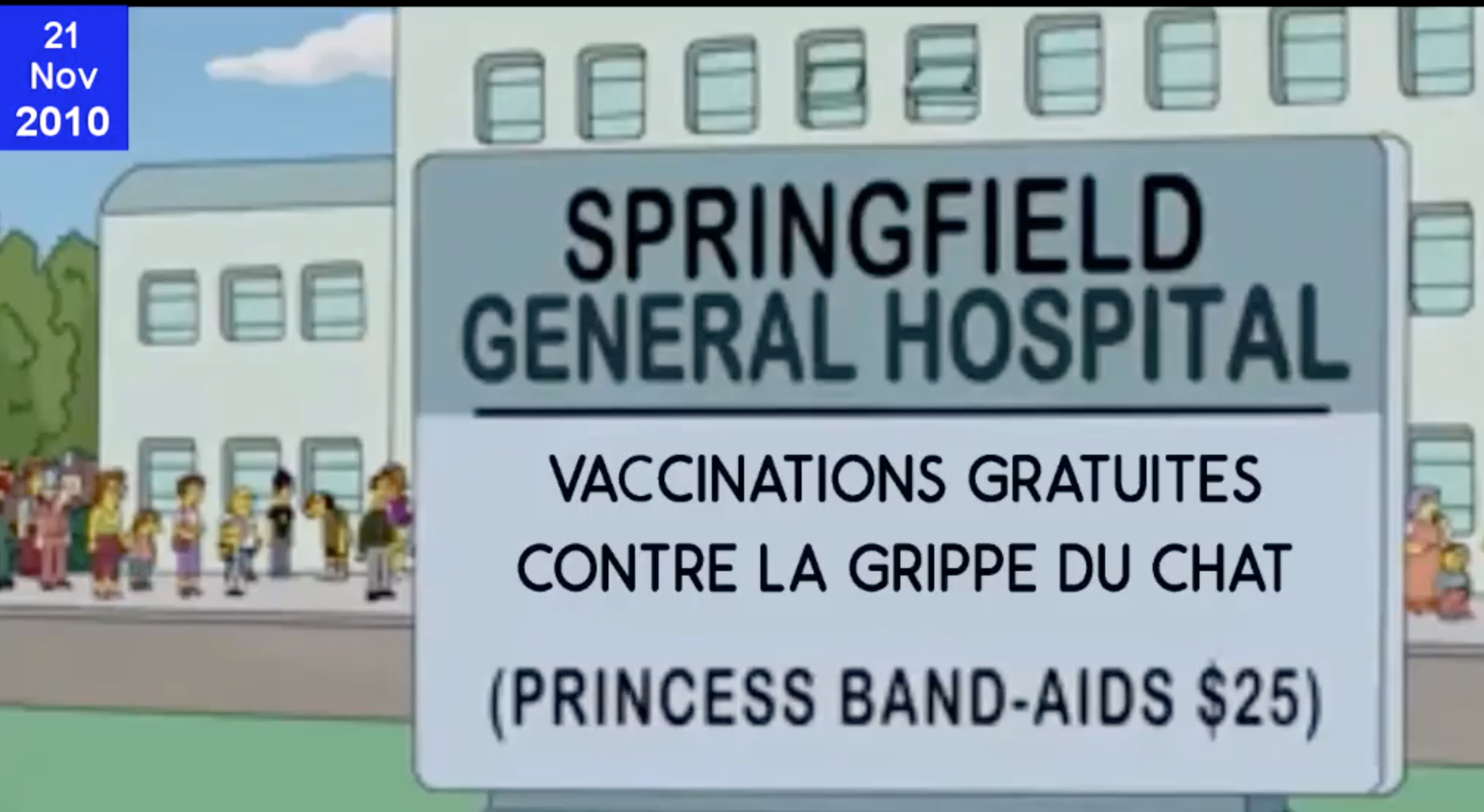 Les Simpson en 2010 affrontent un nouveau virus, mais il y a un nouveau ...